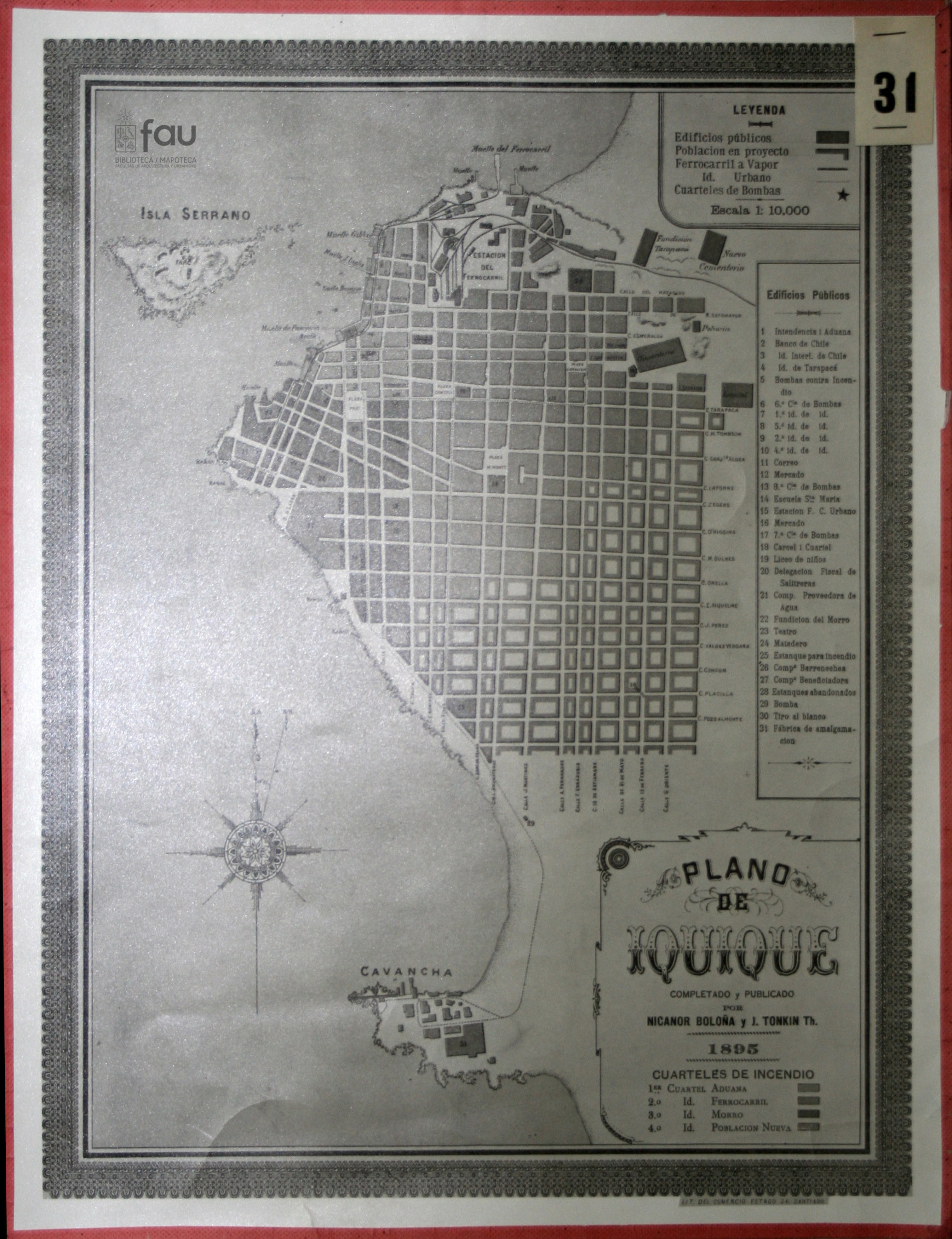 Plano de Iquique - Tantaku