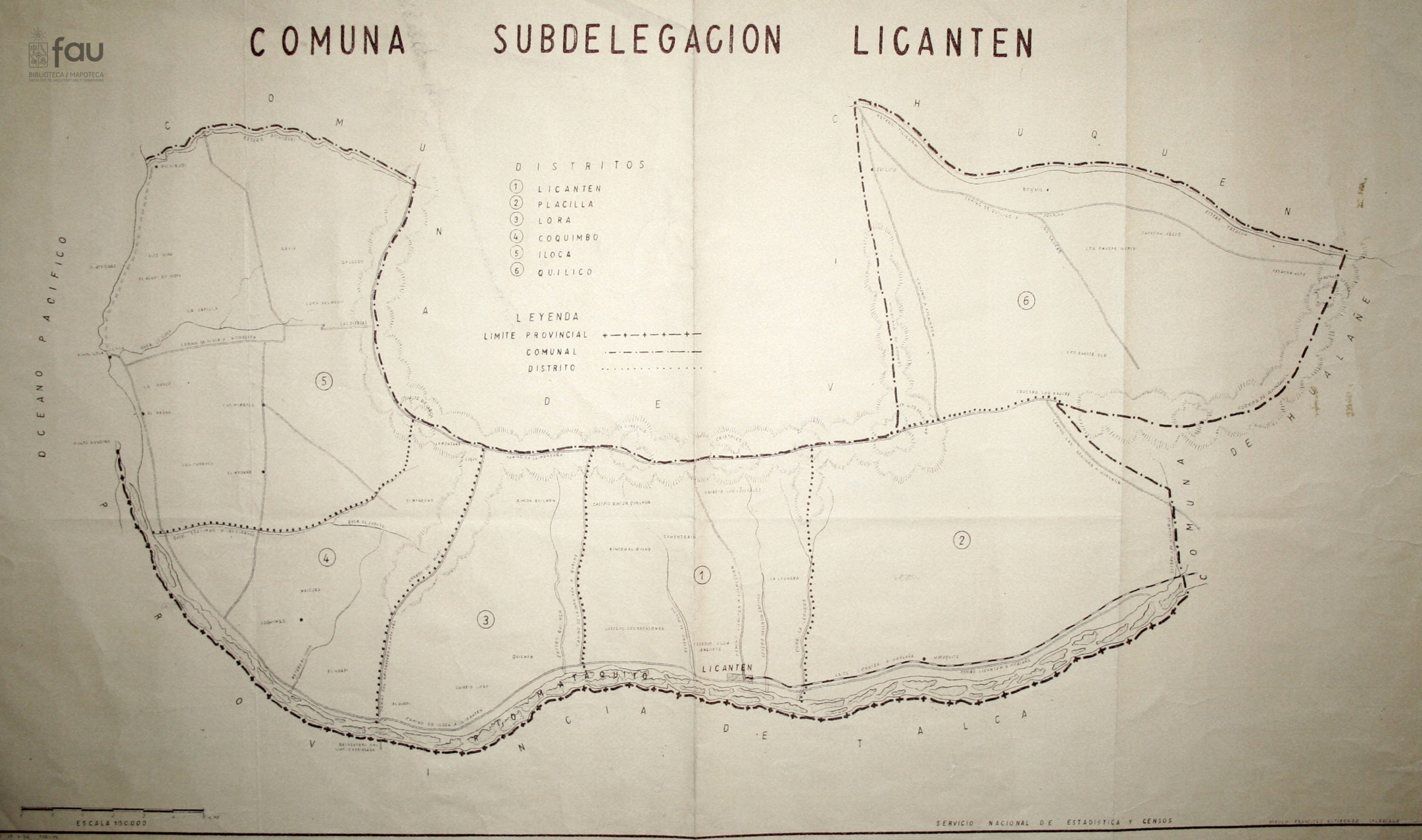 Comuna subdelegación Licantén - Tantaku
