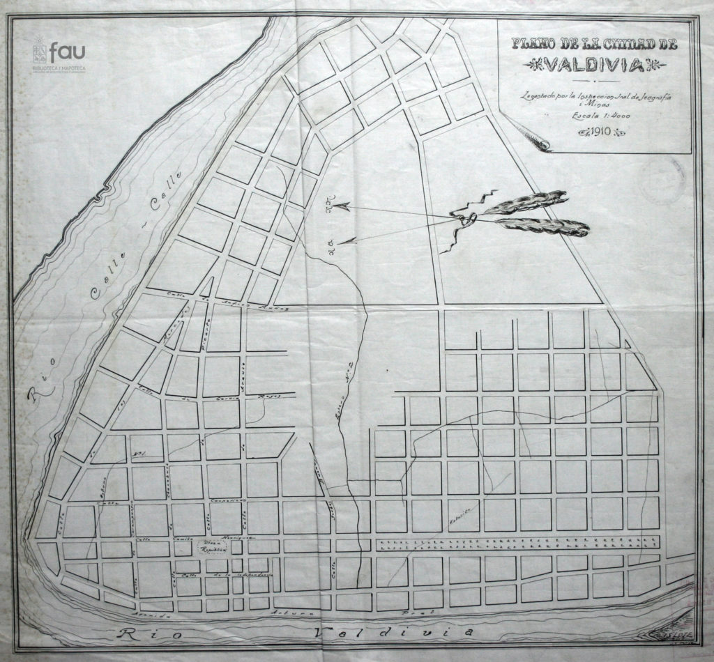 Plano de la Ciudad de Valdivia - Tantaku