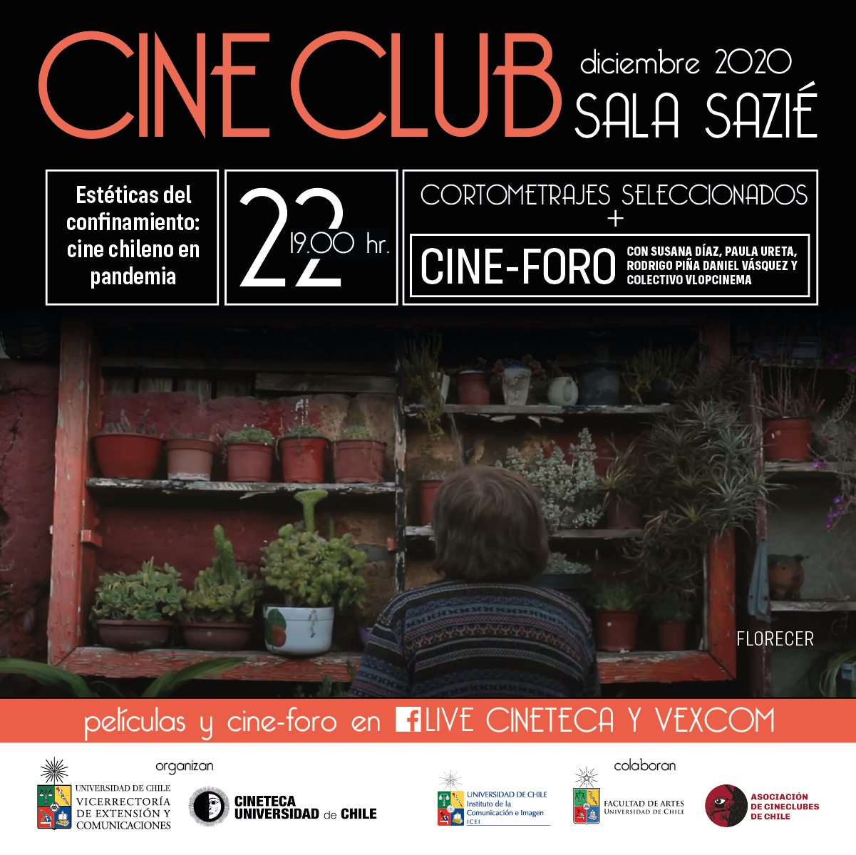Cineclub Sala Sazié: Esteticas del Confinamiento: Cine Chileno en Pandemia - Tantaku